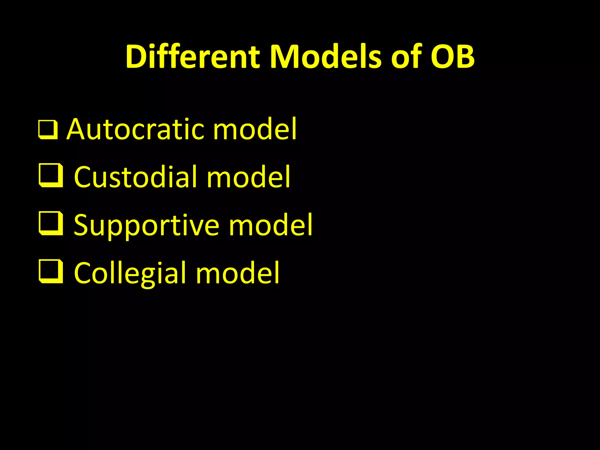 Organizational Behaviour | PPTX