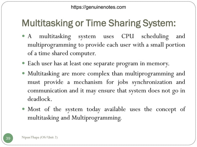 UNIT-1-Operating-System-Overview and introduction. | PDF