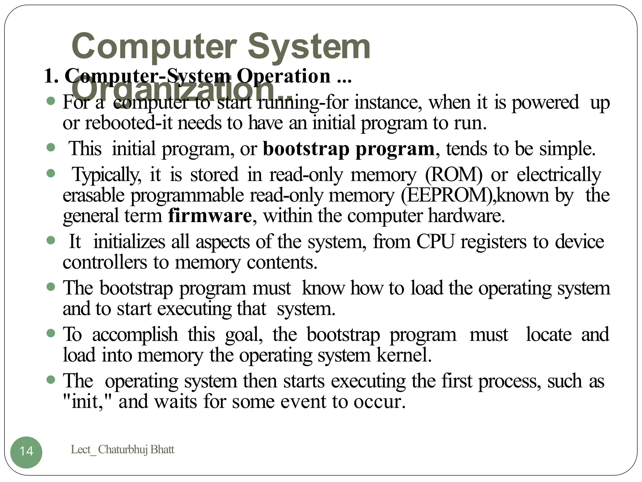 Operating System overview(Unit-1)- operating system types , types of ...