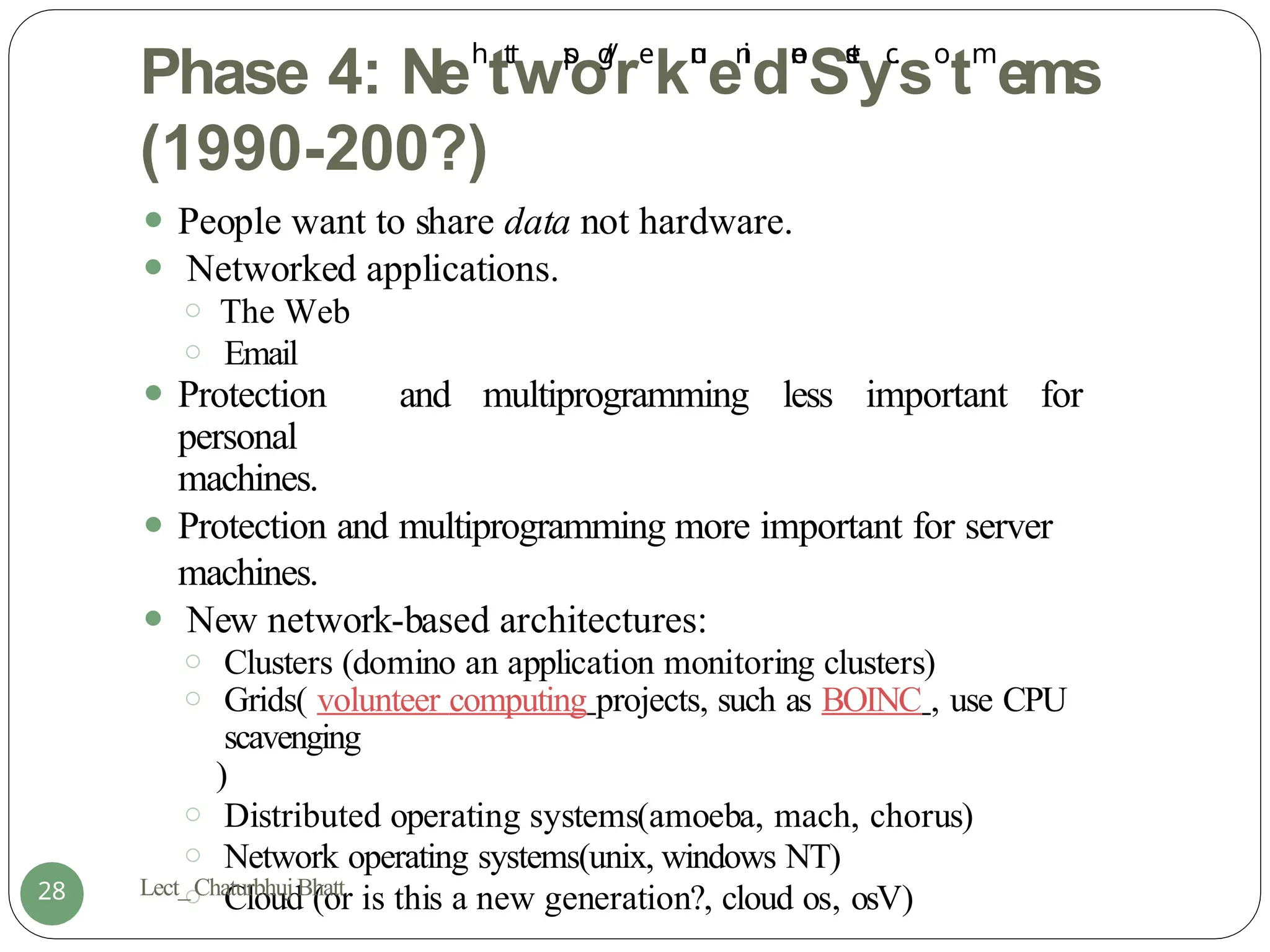 Operating System overview(Unit-1)- operating system types , types of ...