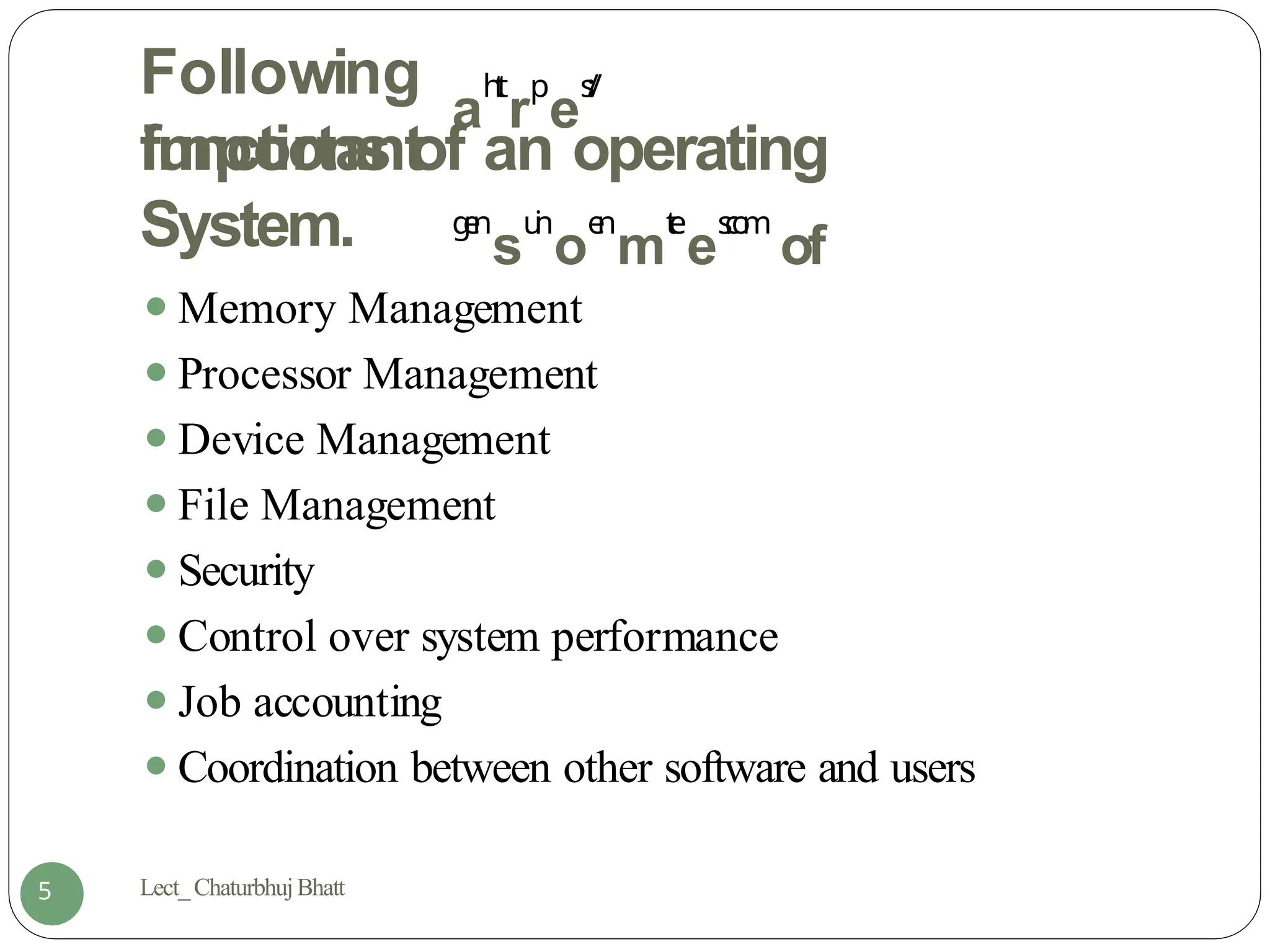 Operating System overview(Unit-1)- operating system types , types of ...
