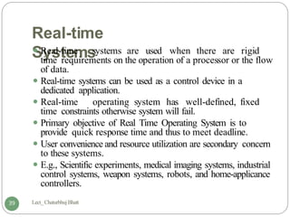 Operating System overview(Unit-1)- operating system types , types of ...