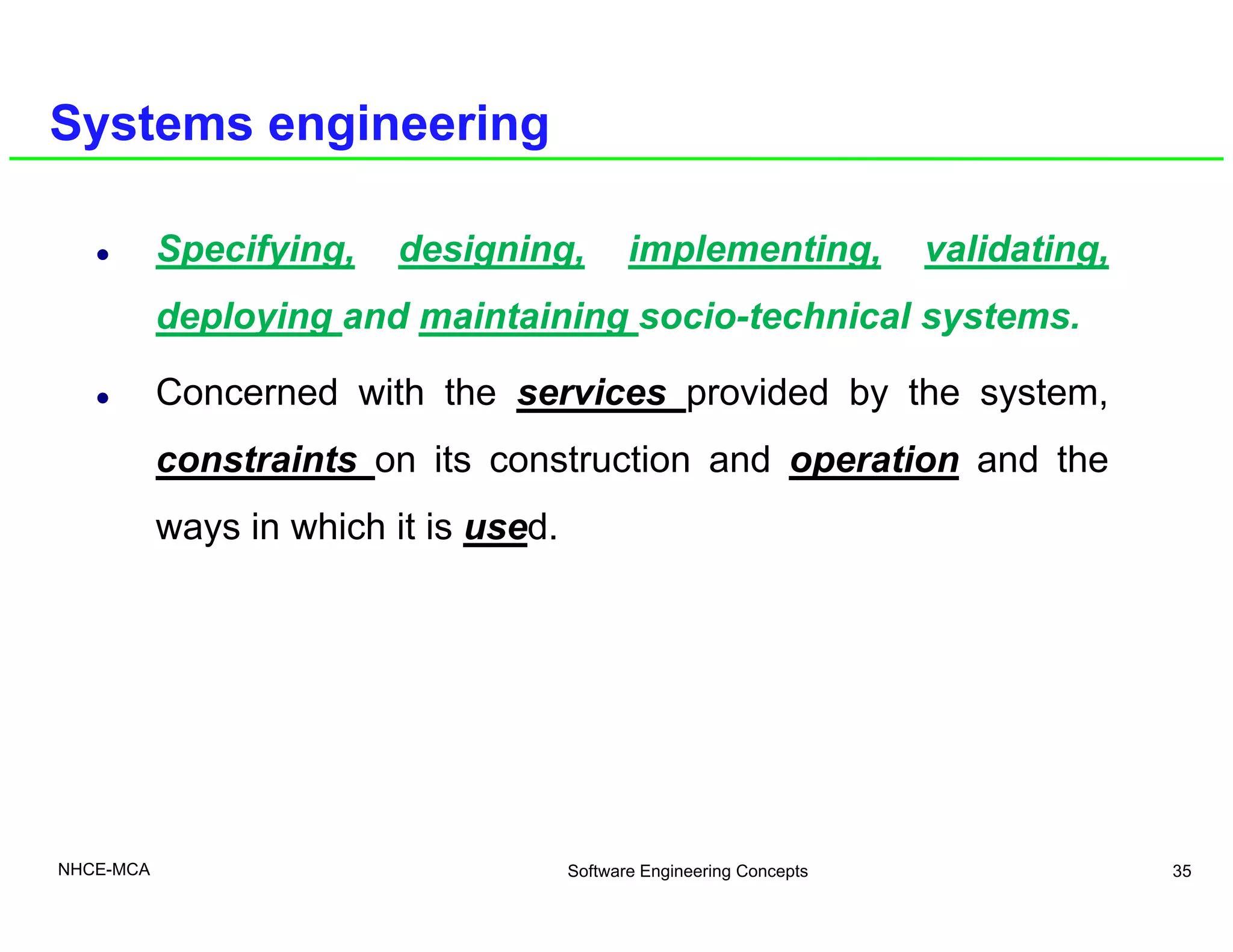 Unit 1-overview of software engineering | PDF