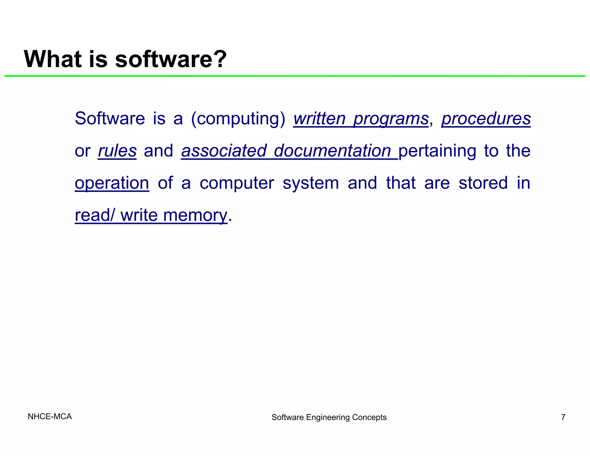 Unit 1-overview of software engineering | PDF