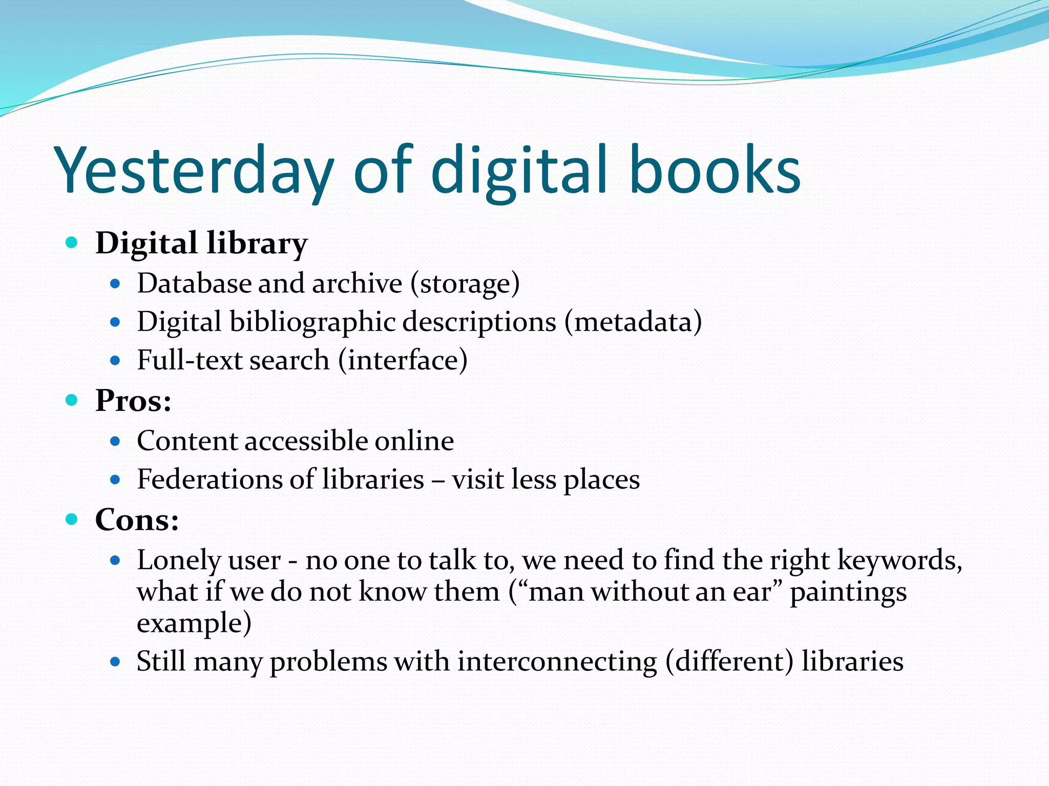 Overview of Digital Libraries | PPTX