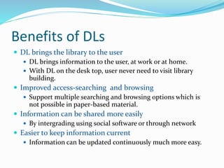 Overview of Digital Libraries | PPTX