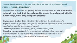 EVS Notes- Ecosystem, Biotic, Abiotic, Ecological succession | PPTX