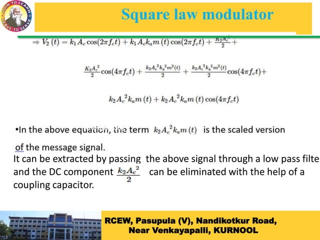 presentation anaog communication unit 1- | PDF