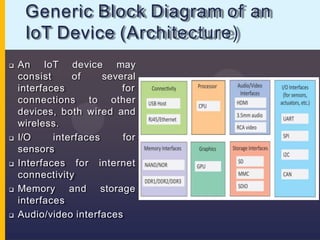 Definition of Internet of things and introduction | PPTX