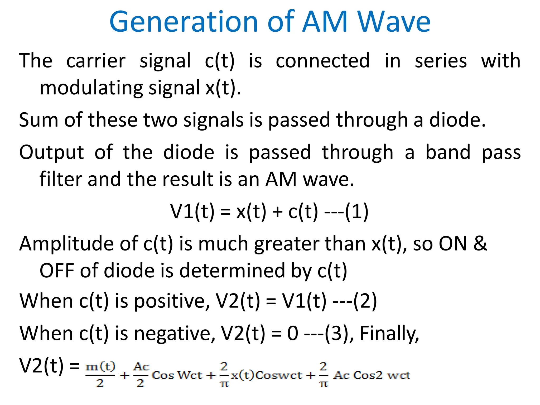 Amplitude Modulation and Demodulation Techniques | PPTX | Computer Networking | Computing