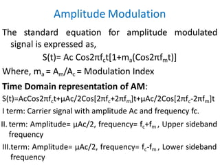 Amplitude Modulation and Demodulation Techniques | PPTX | Computer ...
