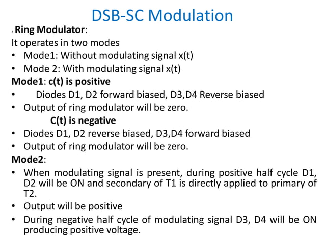 Amplitude Modulation and Demodulation Techniques | PPTX | Computer ...