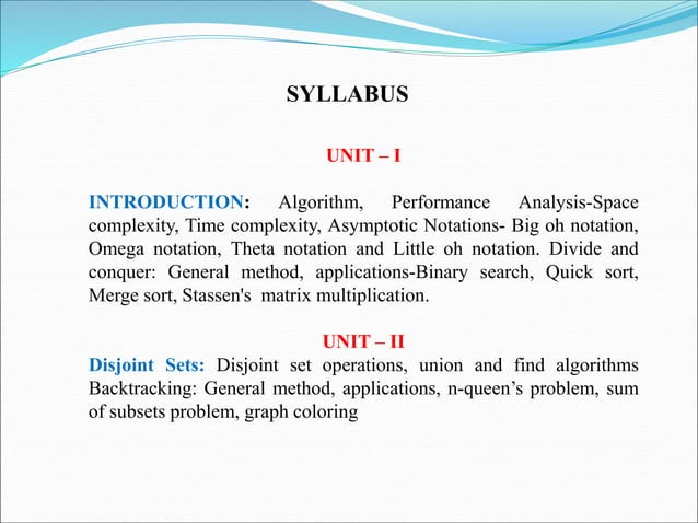 UNIT-1-PPTS-DAA.ppt | Programming Languages | Computing