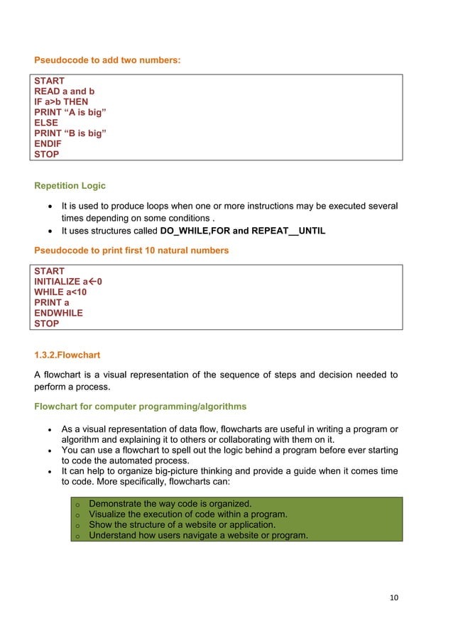 Unit 1-problem solving with algorithm | PDF Unit 1-problem solving with algorithm | PDF
