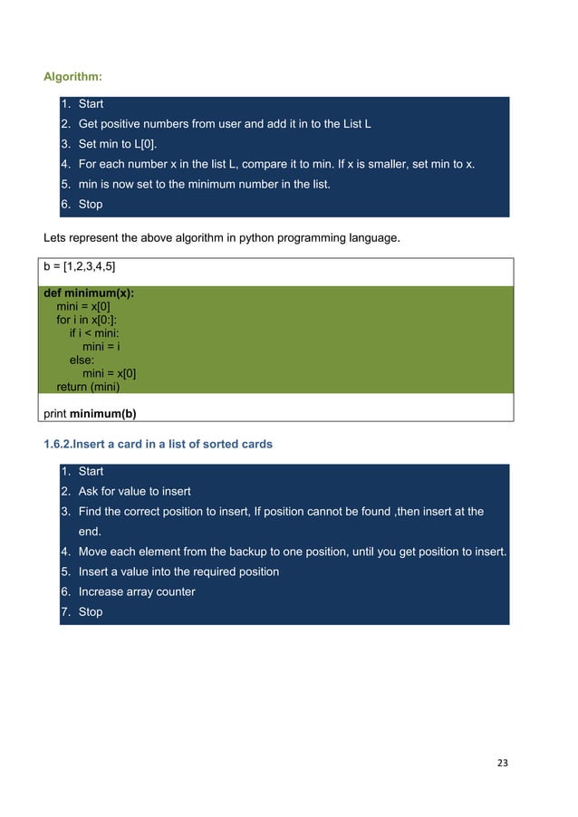 Unit 1-problem solving with algorithm | PDF