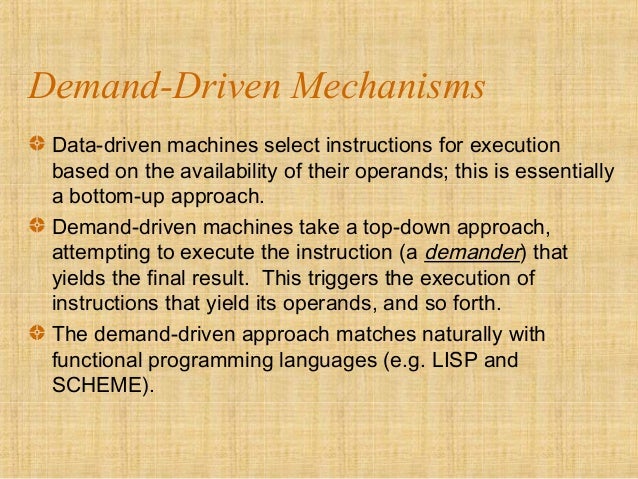program flow mechanisms, advanced computer architecture