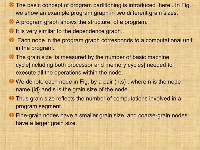 program partitioning and scheduling IN Advanced Computer Architecture | PPT | Programming ...