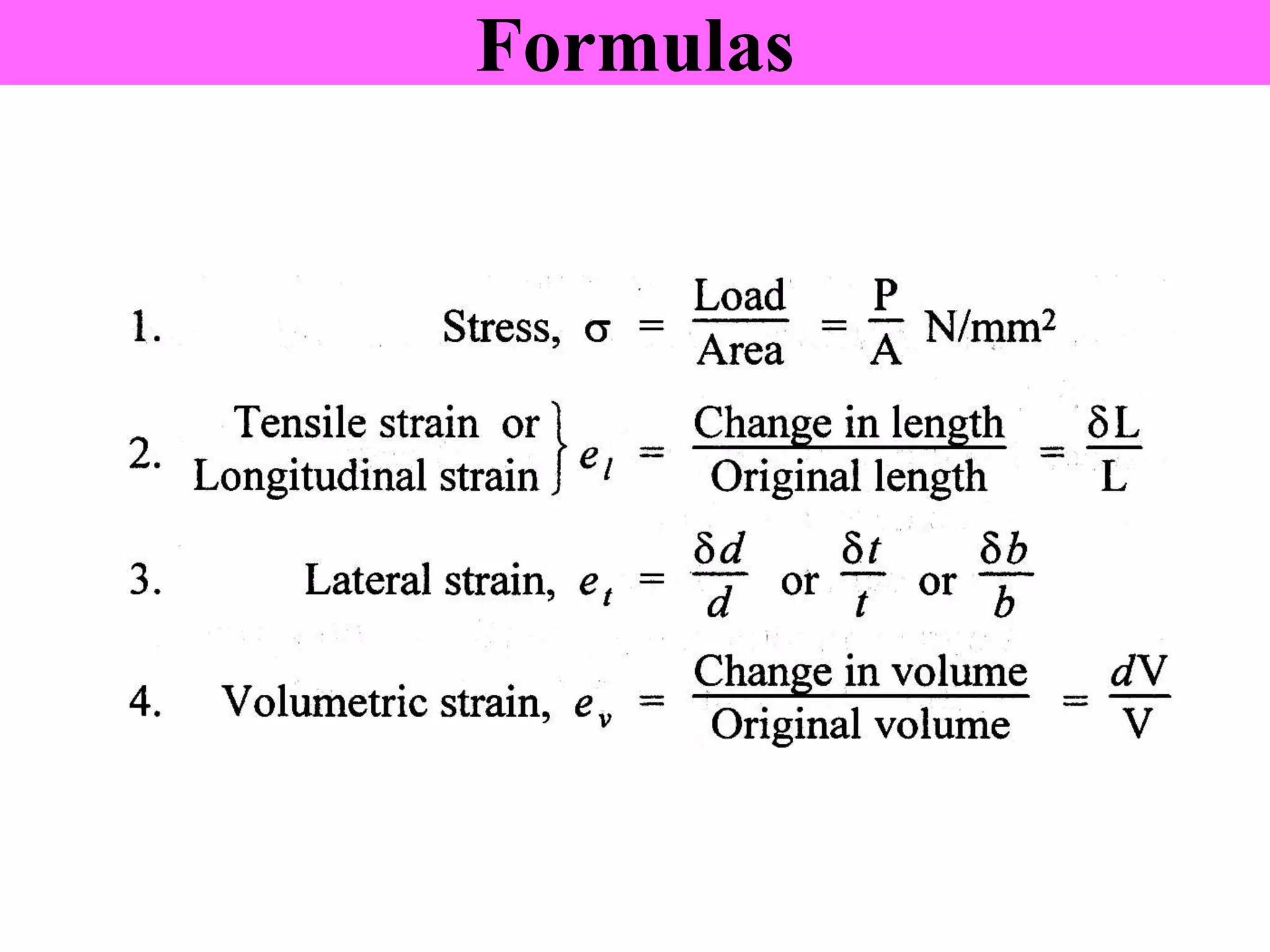 Unit 1-stress, strain and deformation of solids | PPT