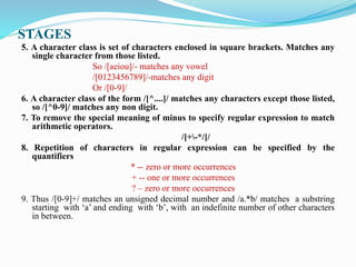 Unit 1-strings,patterns and regular expressions | PPT