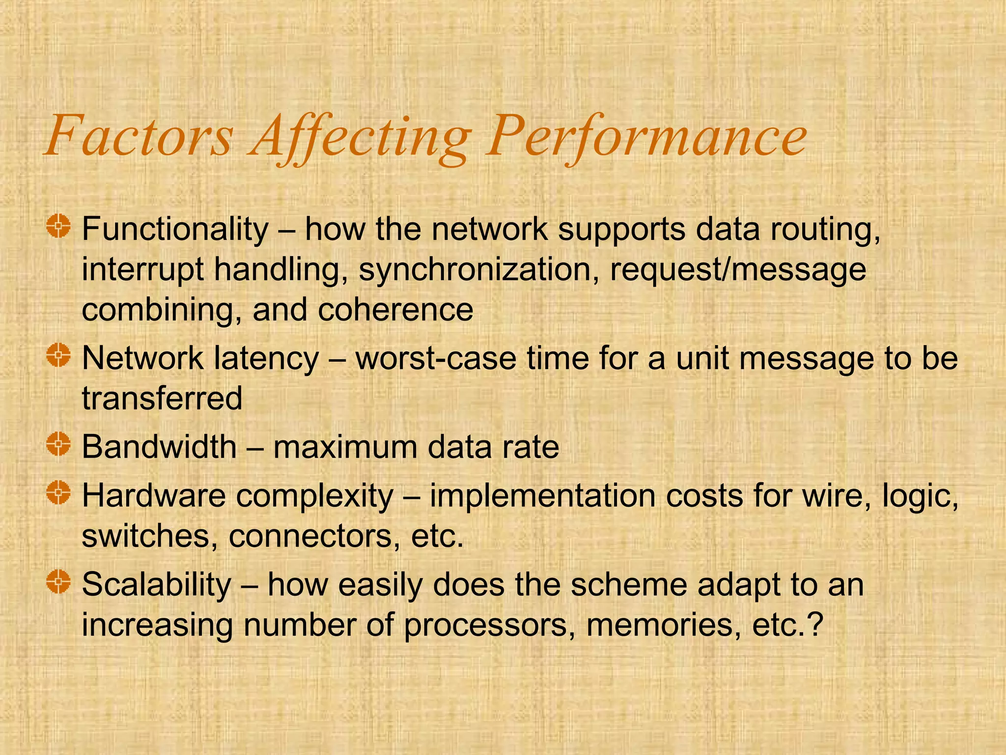 system interconnect architectures in ACA | PPT