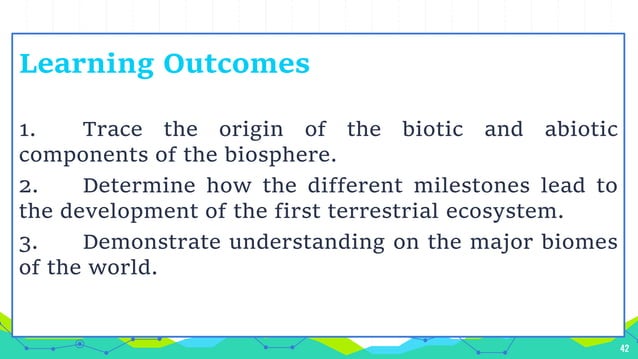 UNIT-1-The-Biosphere-Past-Present. Ecology | PPT