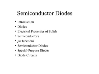 unit-1-UNIT I SEMICONDUCTOR DIODE and its explanation | PPT