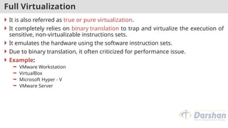 Virtualization Concepts: Virtual machines | PPTX