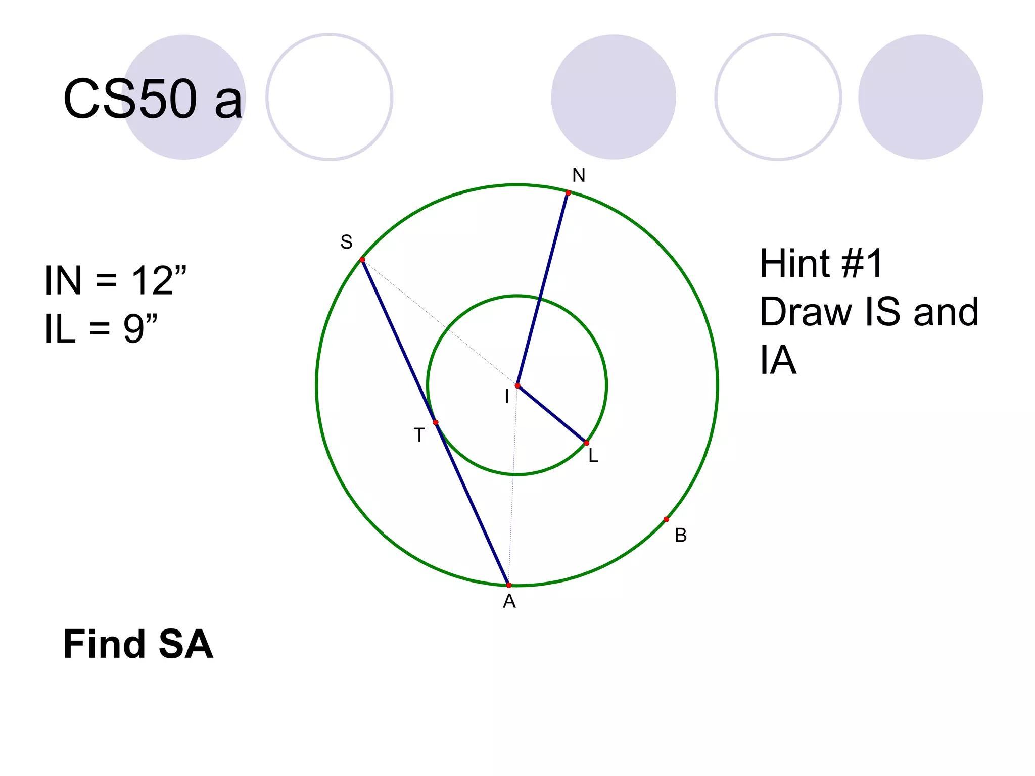 CPM Geometry Unit 10 Day 6 Cs50 Common Tangent | PPT