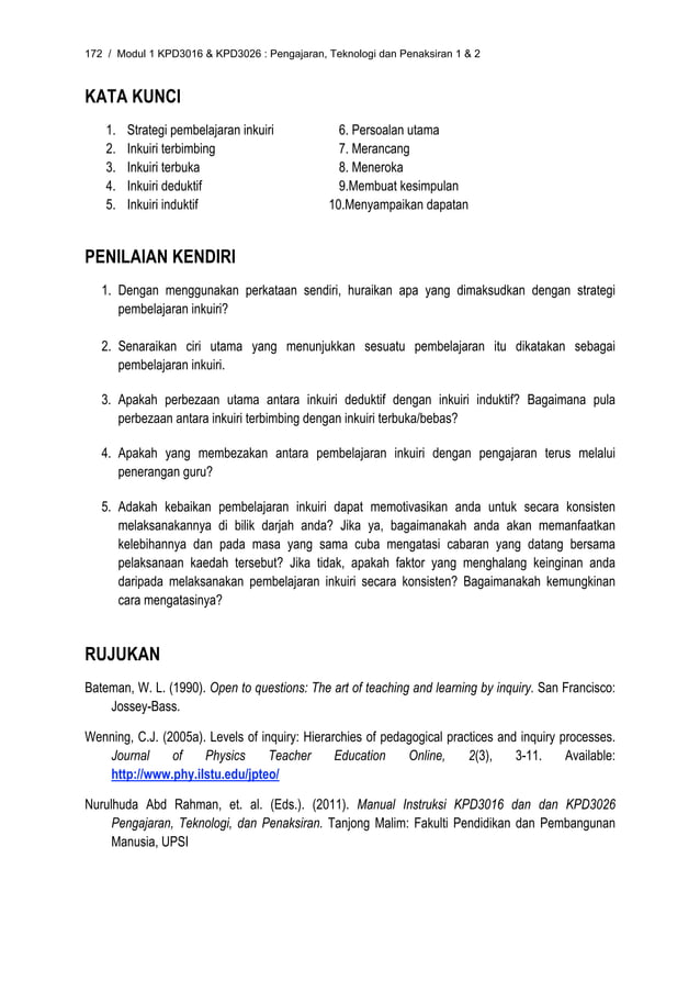 Unit 10 Modul 1 Pendekatan Inkuiri V2 | PDF