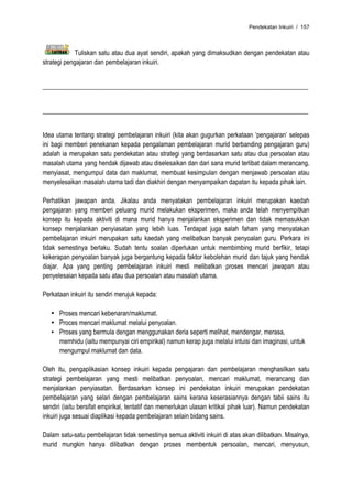 Unit 10 Modul 1 Pendekatan Inkuiri V2 | PDF