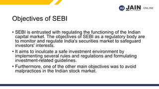 Unit-10- Overview of the securities and exchange board of India Act ...
