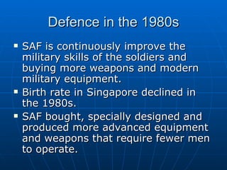 Unit 10.3 Defending Singapore | PPT
