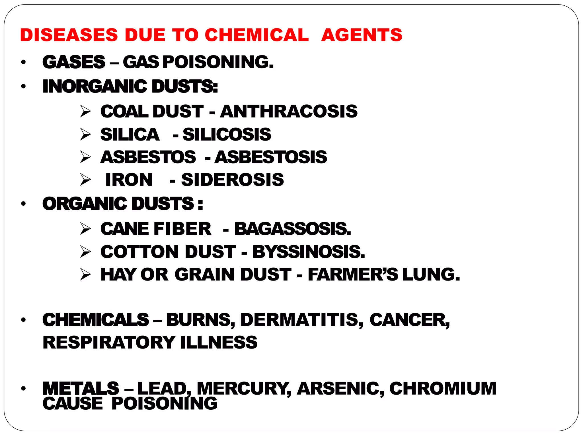 Occupational and industrial health disorder | PPTX