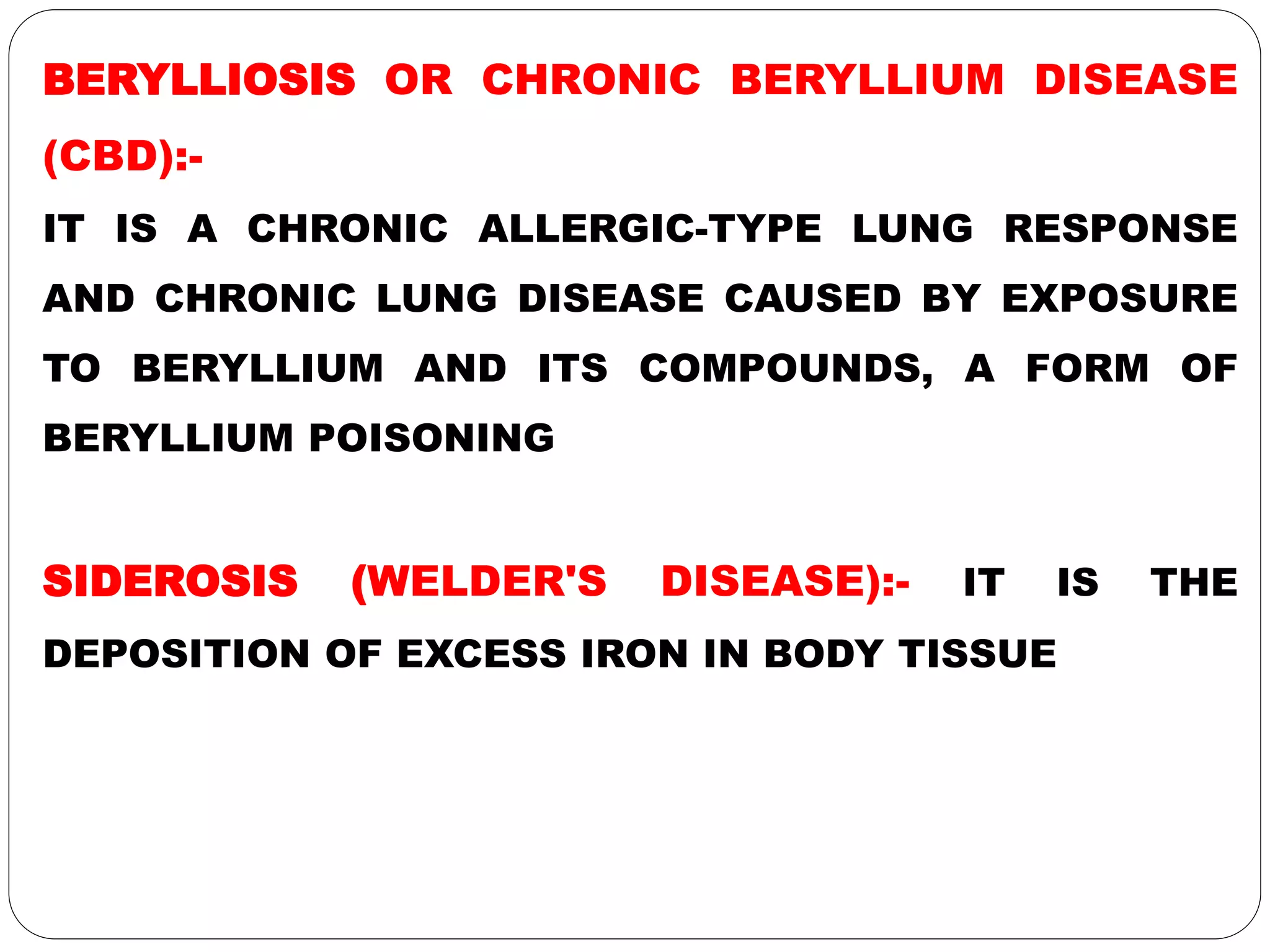 Occupational and industrial health disorder | PPTX