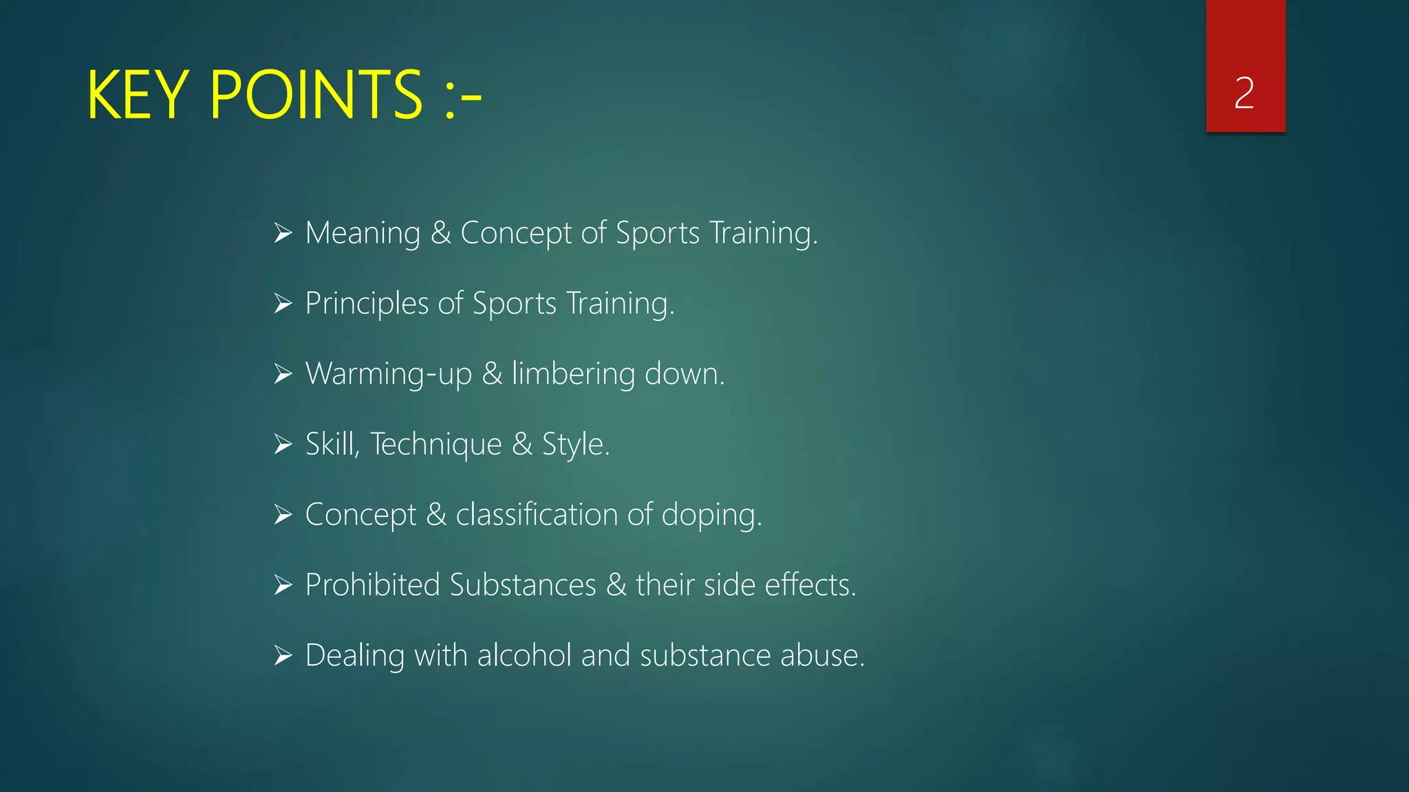 UNIT - 10 Training and Doping in Sports | PPTX