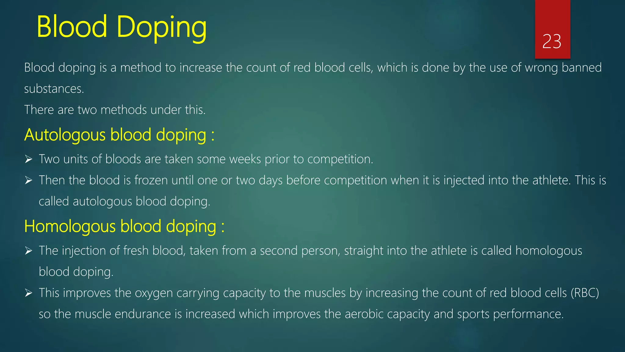 UNIT - 10 Training and Doping in Sports | PPTX