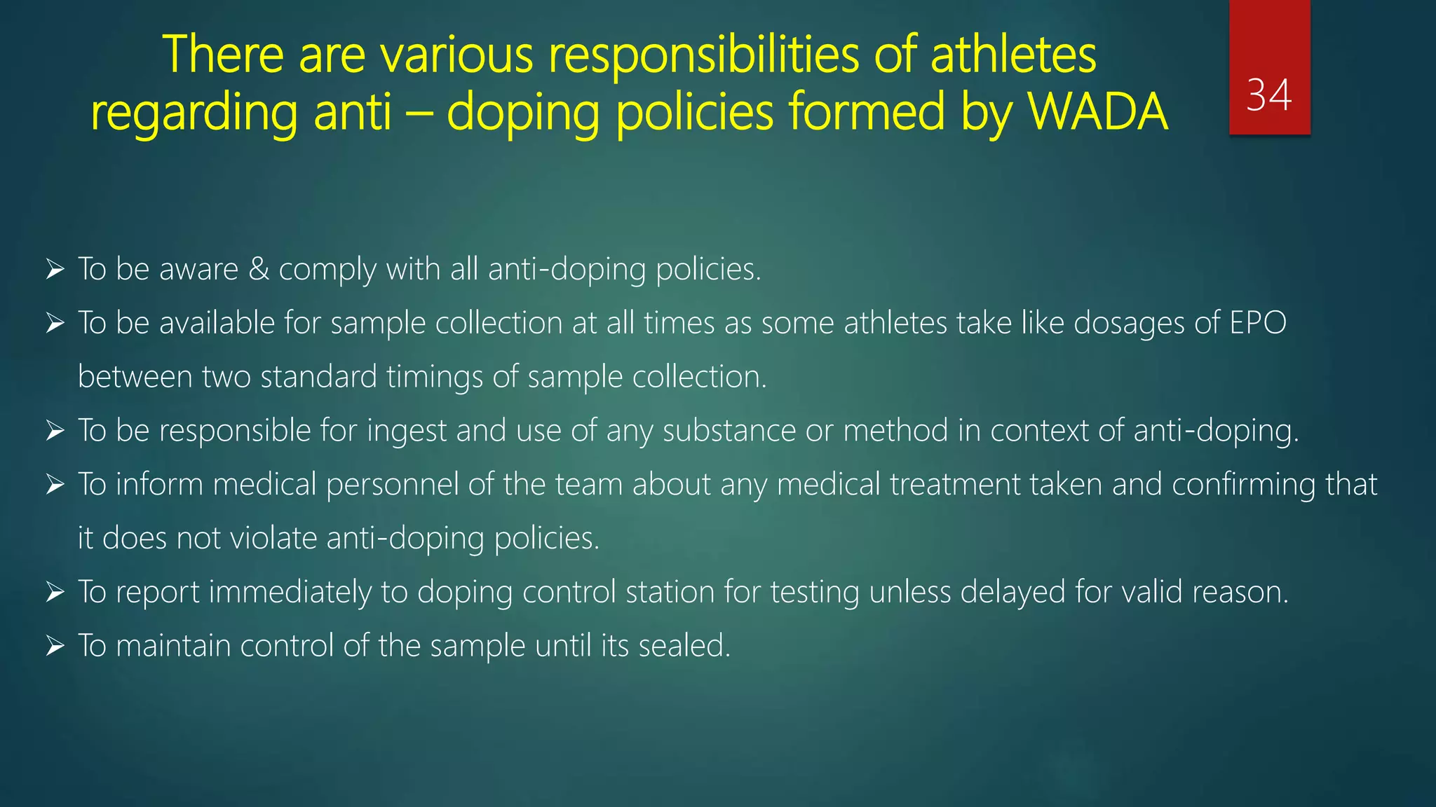 UNIT - 10 Training and Doping in Sports | PPTX