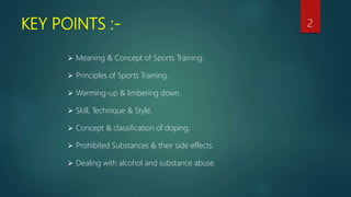 UNIT - 10 Training and Doping in Sports | PPTX
