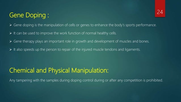 UNIT - 10 Training and Doping in Sports | PPTX