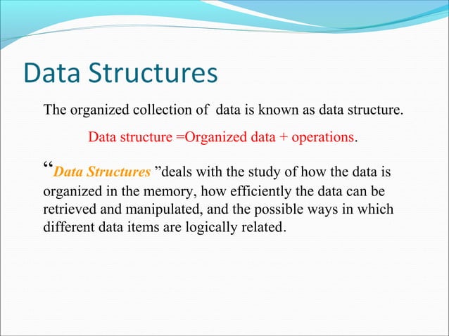 DATA STRUCTURE AND ALGORITHMS | PPT