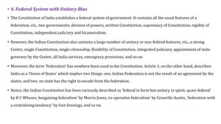 Salient features of constitution of India | PPTX