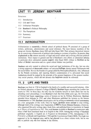 Unit 11 jeremy bentham | PDF