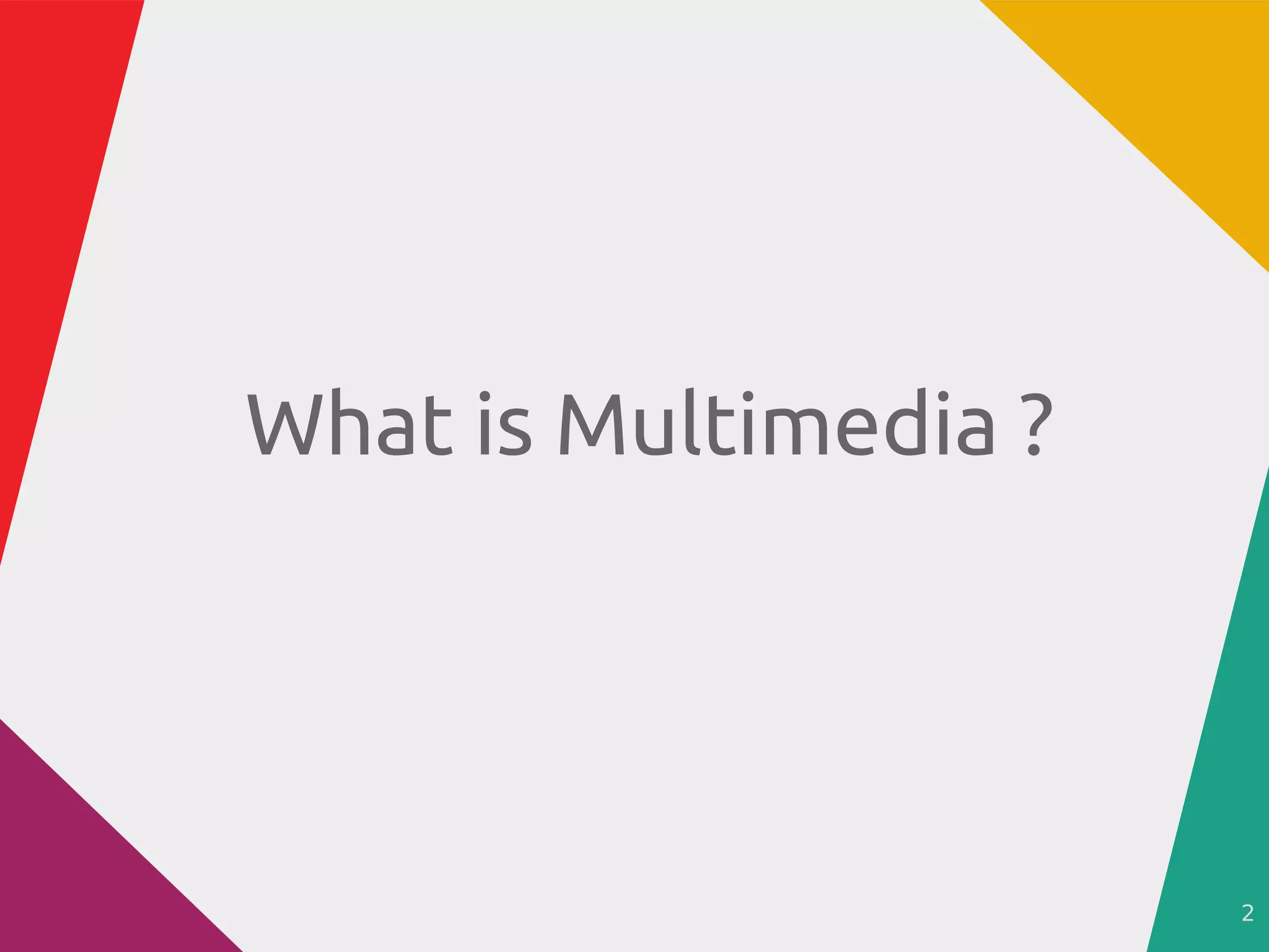 Introduction to Information Technology || Unit - 11 : Multimedia | PDF ...