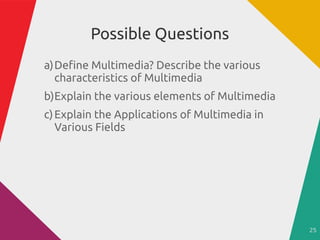 Introduction to Information Technology || Unit - 11 : Multimedia | PDF