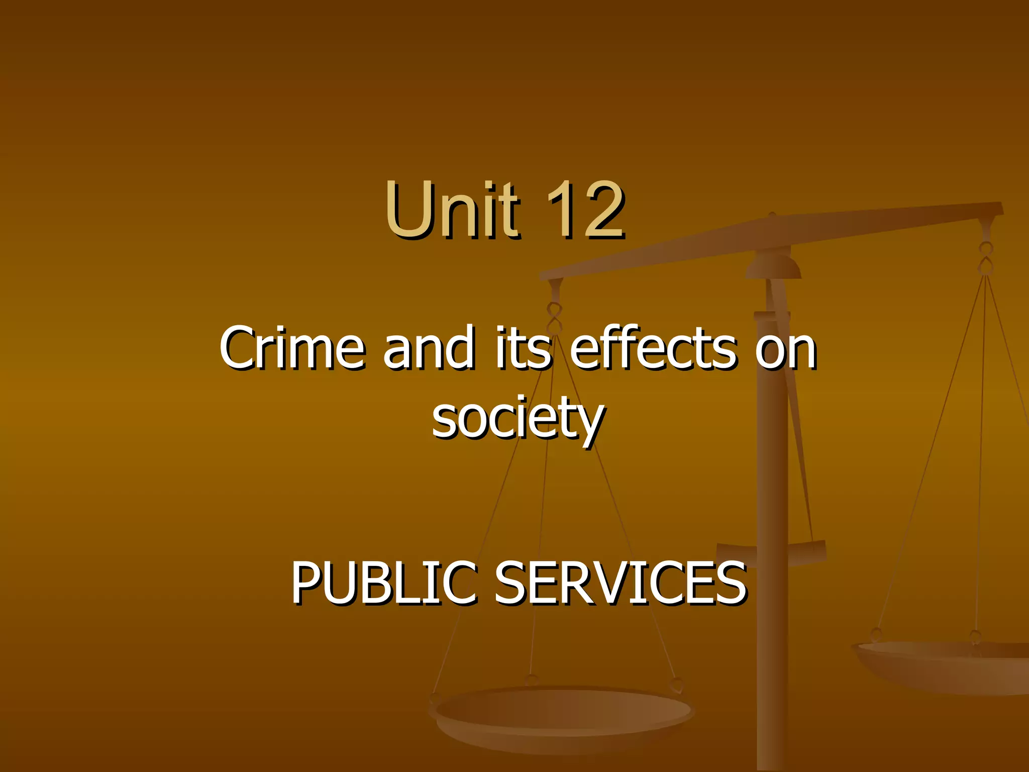 Unit 12 Sociological Theories Of Crime | PPT