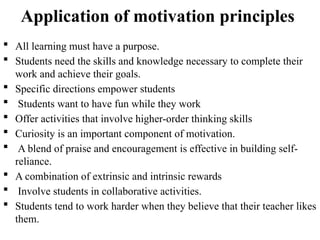 Unit-12 Motivation power point presentation | PPTX