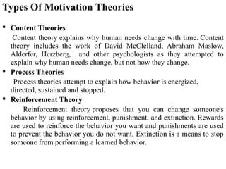 Unit-12 Motivation power point presentation | PPTX