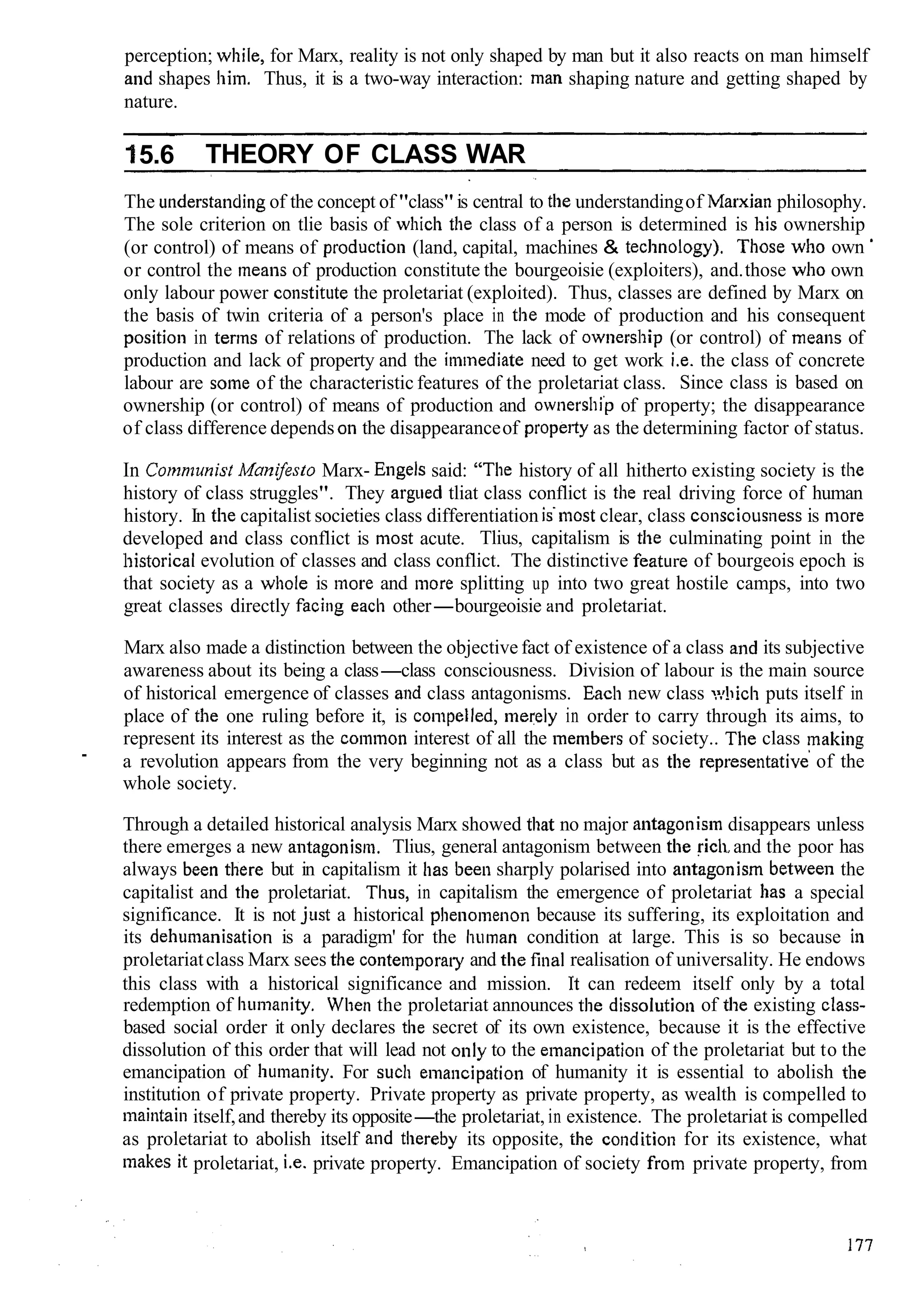 western political thought by karl marx | PDF