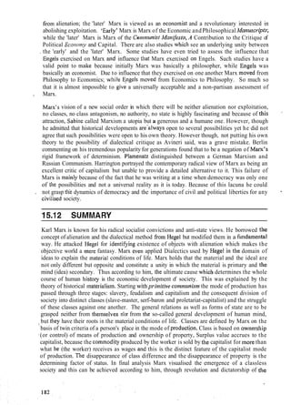 western political thought by karl marx | PDF