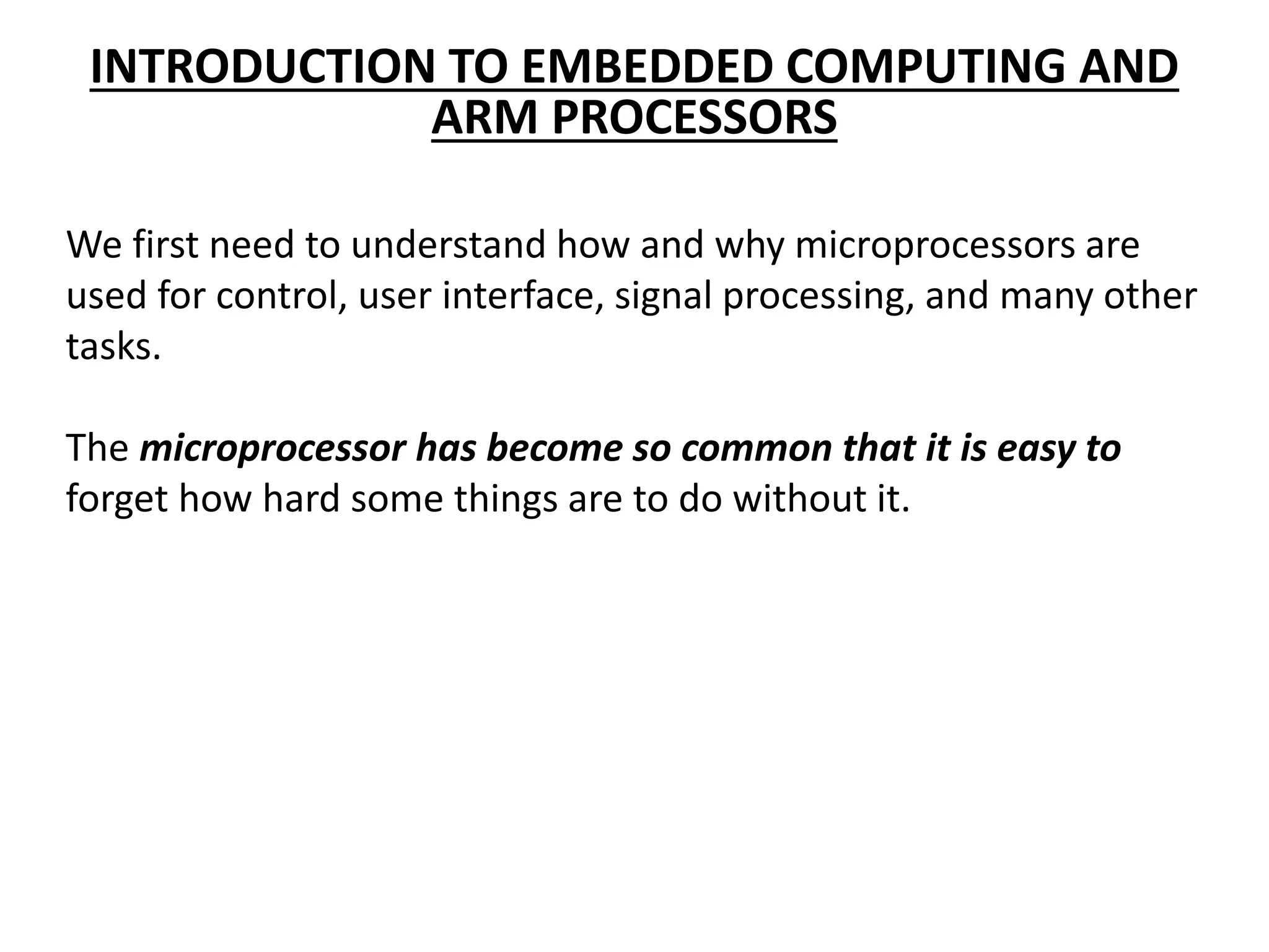 Embedded And Real Time Systems Unit 16703pptx Computing Technology And Computing